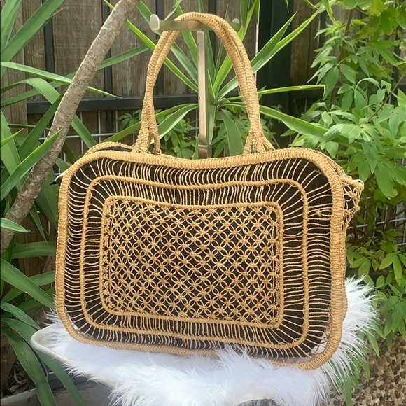 Bags | Vintage Lined Braided Purse | Poshmark